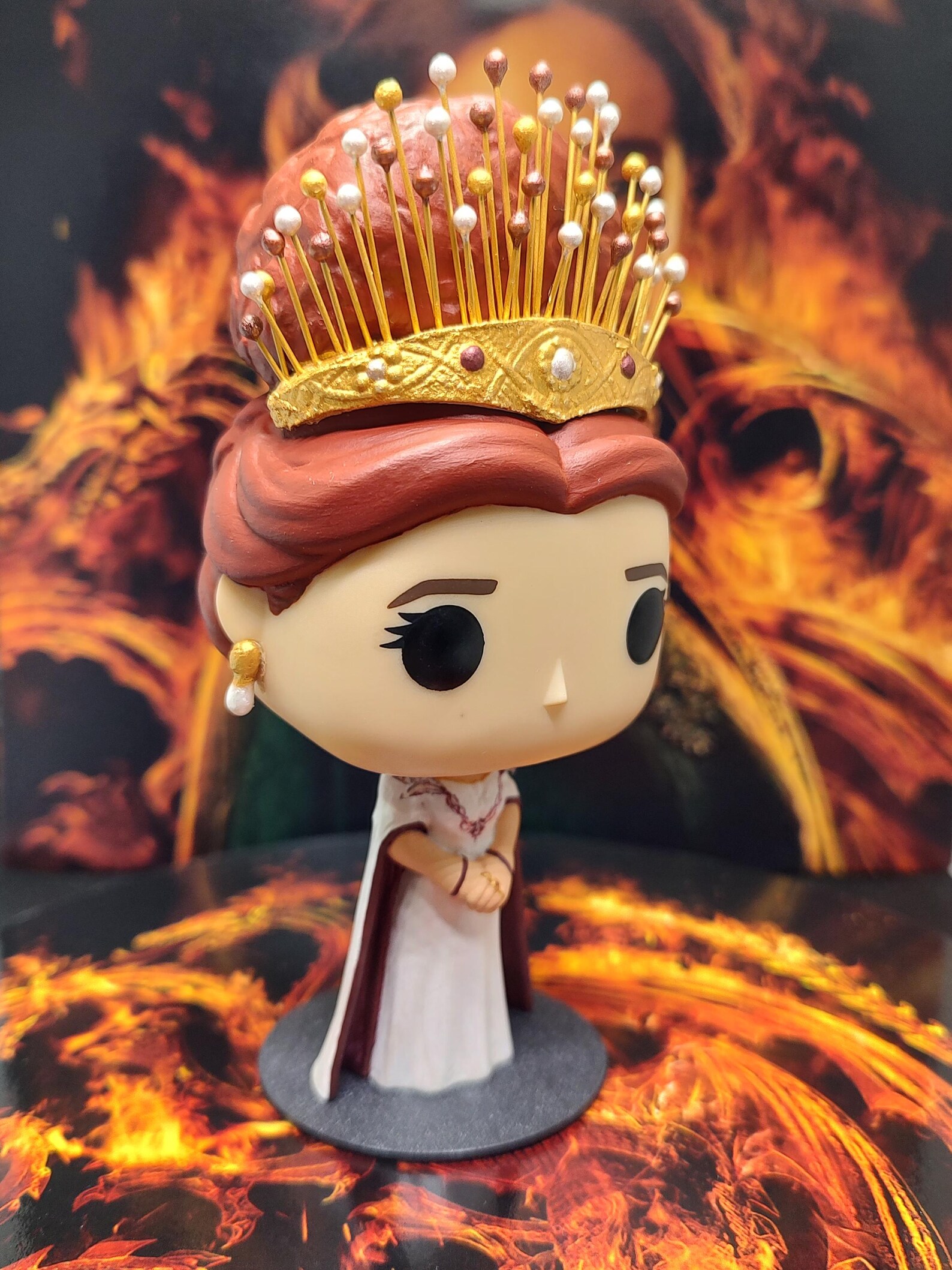Custom Pop of Queen Alicent Hightower in Her Wedding Dress. - Etsy