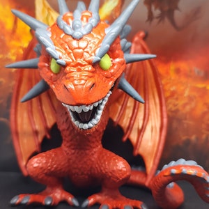 Custom Funko Pop of She Dragon Meleys Also Known as the Red Queen Funko ...