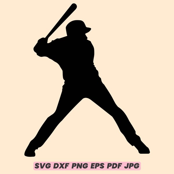 Baseball Player - Etsy