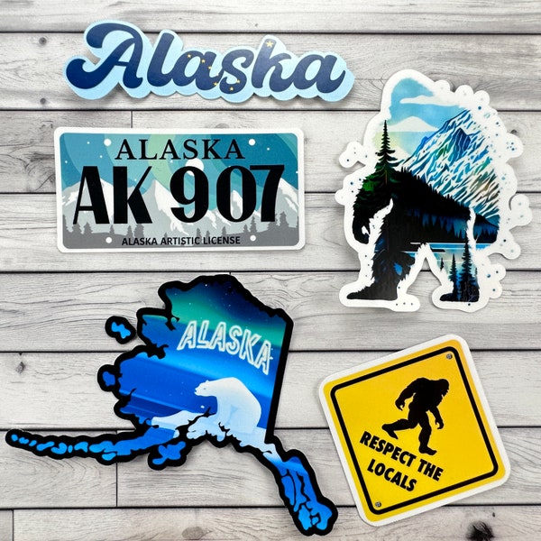 Alaska Sticker - Etsy