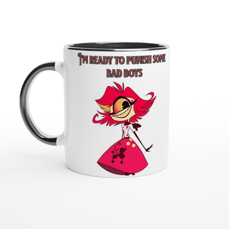 Niffty ' Im Ready to Punish Some Bad Boys Coffee' Mug – 11oz Two Tone ...