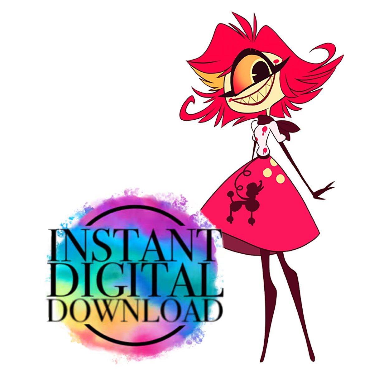 Niffty Hazbin Hotel Character Art, PNG DIY Bundle (digital Download) - Etsy