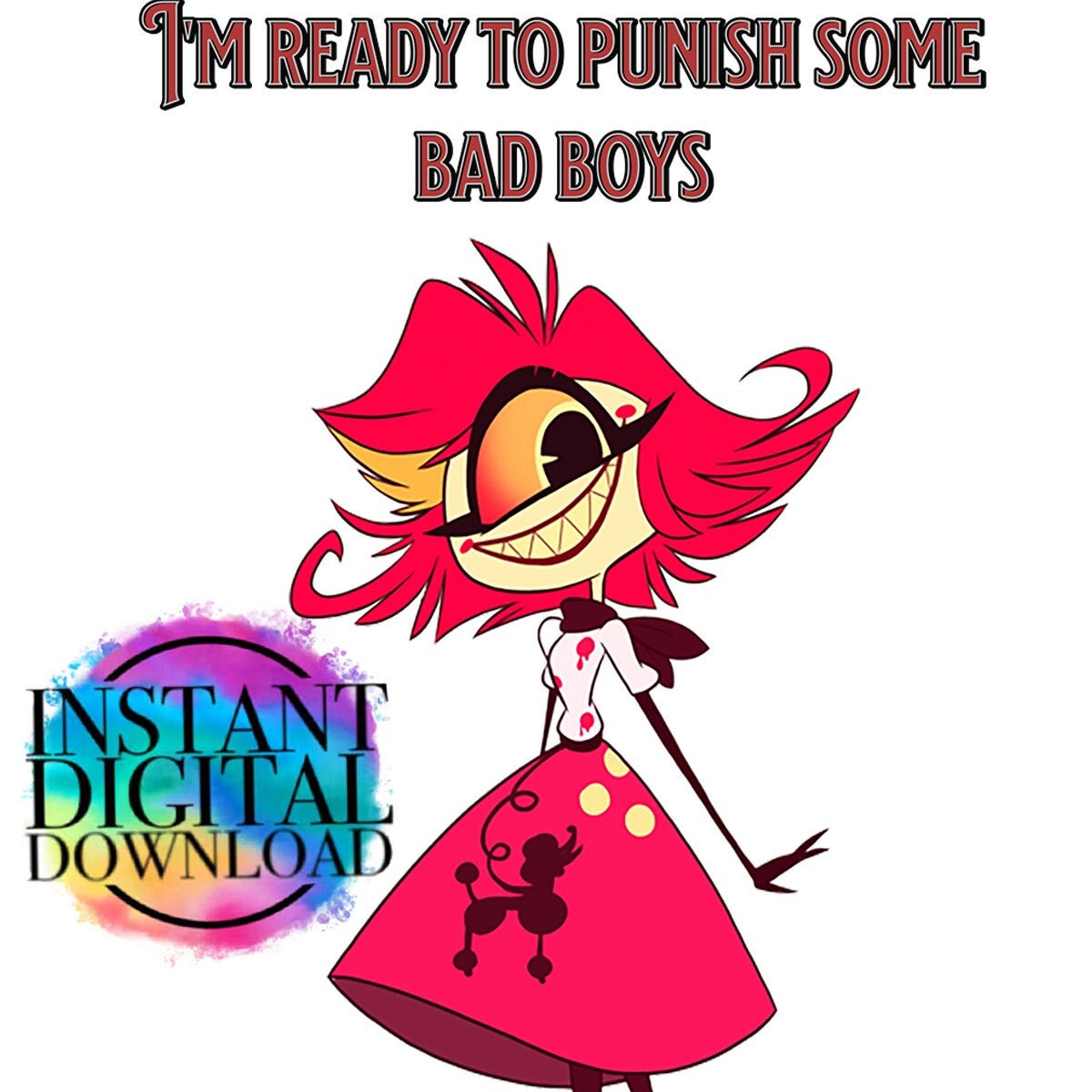 Niffty Hazbin Hotel Character Art, PNG DIY Bundle (digital Download) - Etsy