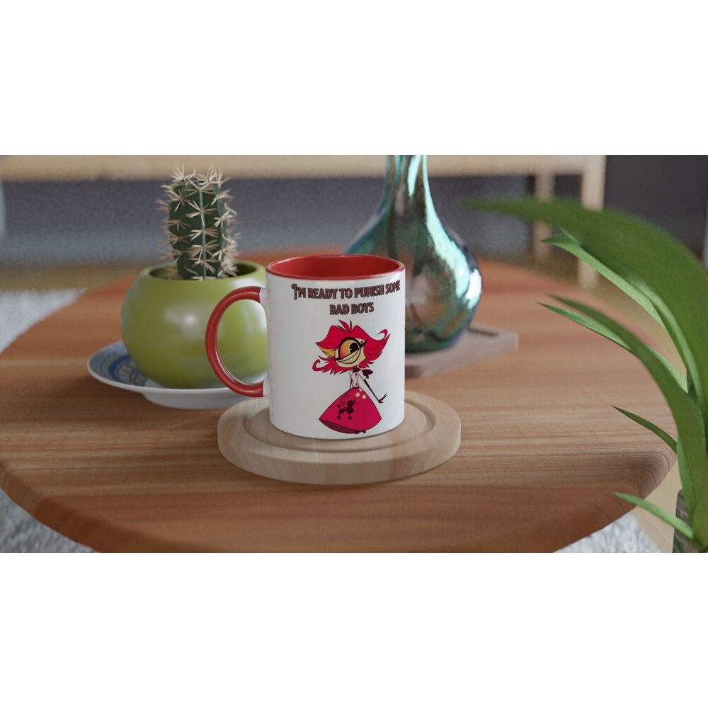Niffty ' Im Ready to Punish Some Bad Boys Coffee' Mug – 11oz Two Tone ...