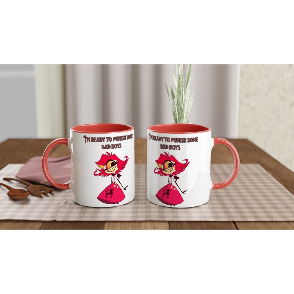 Niffty ' Im Ready to Punish Some Bad Boys Coffee' Mug – 11oz Two Tone ...
