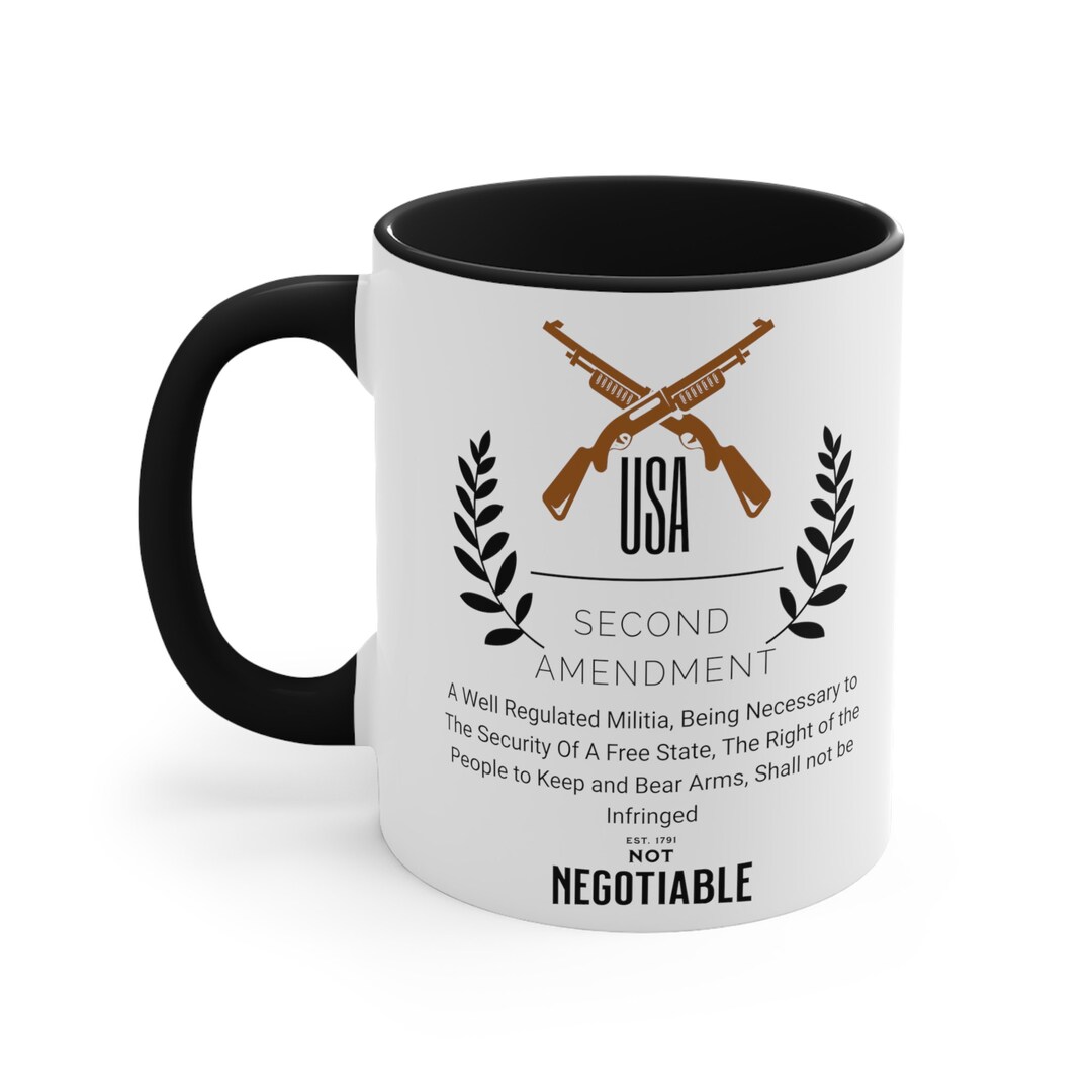 Defender's Brew: 2nd Amendment Patriot Mug Constitution - Etsy