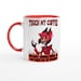 Alastor 'touch My Coffee' Mug – 11oz Two Tone Ceramic Cup for Hazbin ...