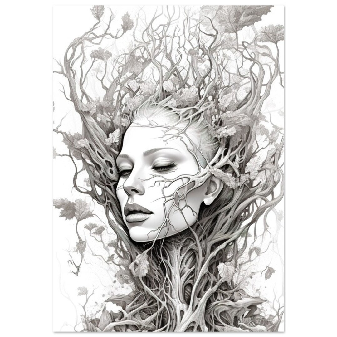 Lumielle Female Spriggan Spriggan Fairy Tale Wall Art - Etsy