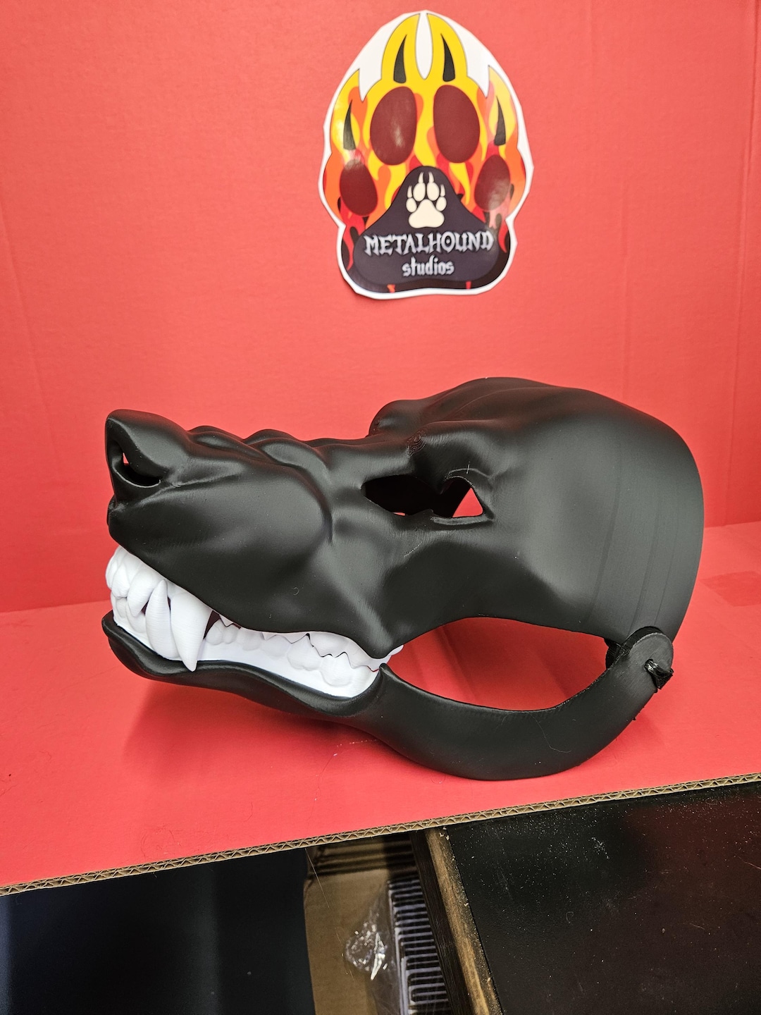 Snarling Realistic Doberman Shepherd Fursuit Head Base Monster Demon ...