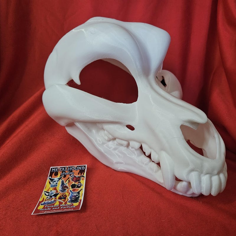 Skull Dog Mask - Etsy