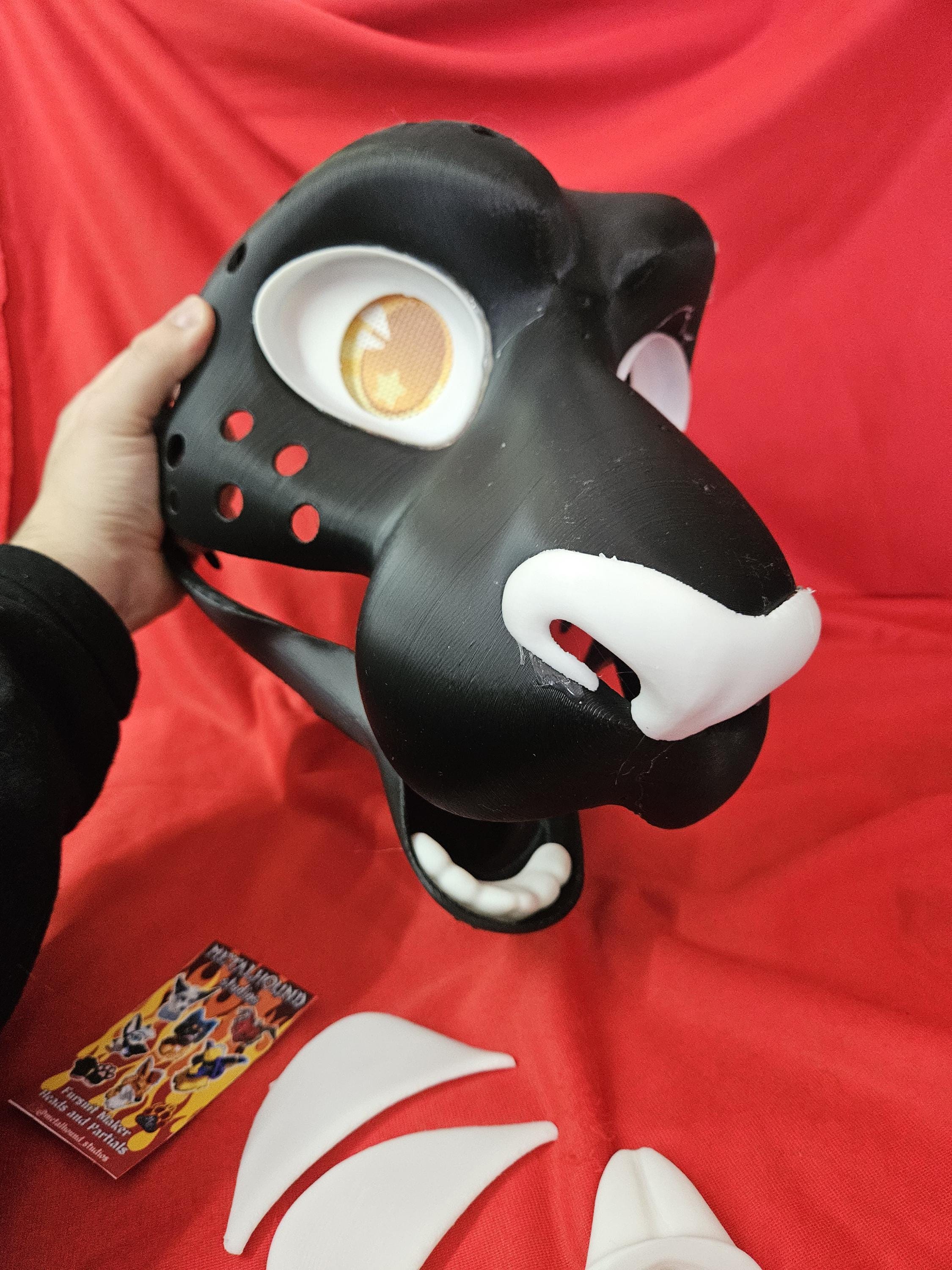 Kangaroo Wallaby Fursuit Head Base 3D Printed With Eye Blanks, Nose ...