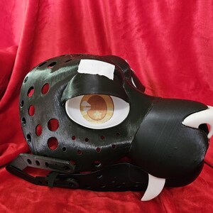 Fursuit Head Base 3D SABERTOOTH With Eye Blanks, Nose, Teeth, and ...