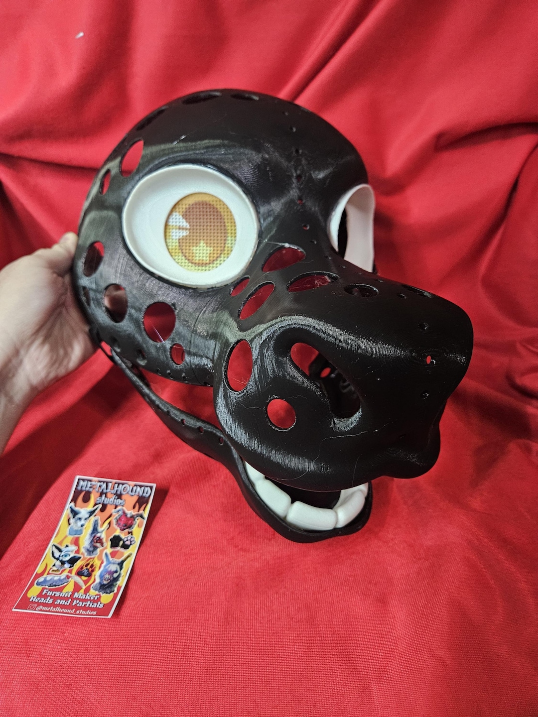 Fursuit Head Base 3D Printed Cow Bull With Eye Blanks, Teeth, and ...