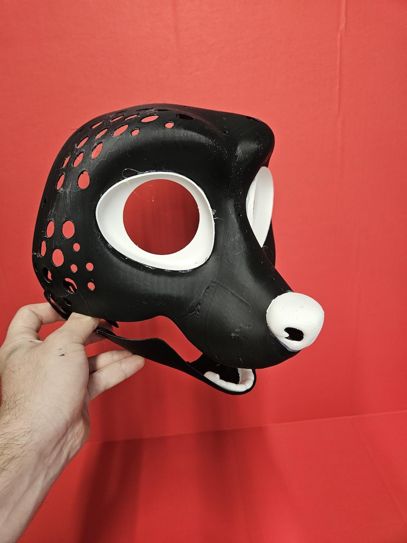 Fennec Fox Fursuit Head Base 3D Printed With Eye Blanks, Nose, Teeth ...