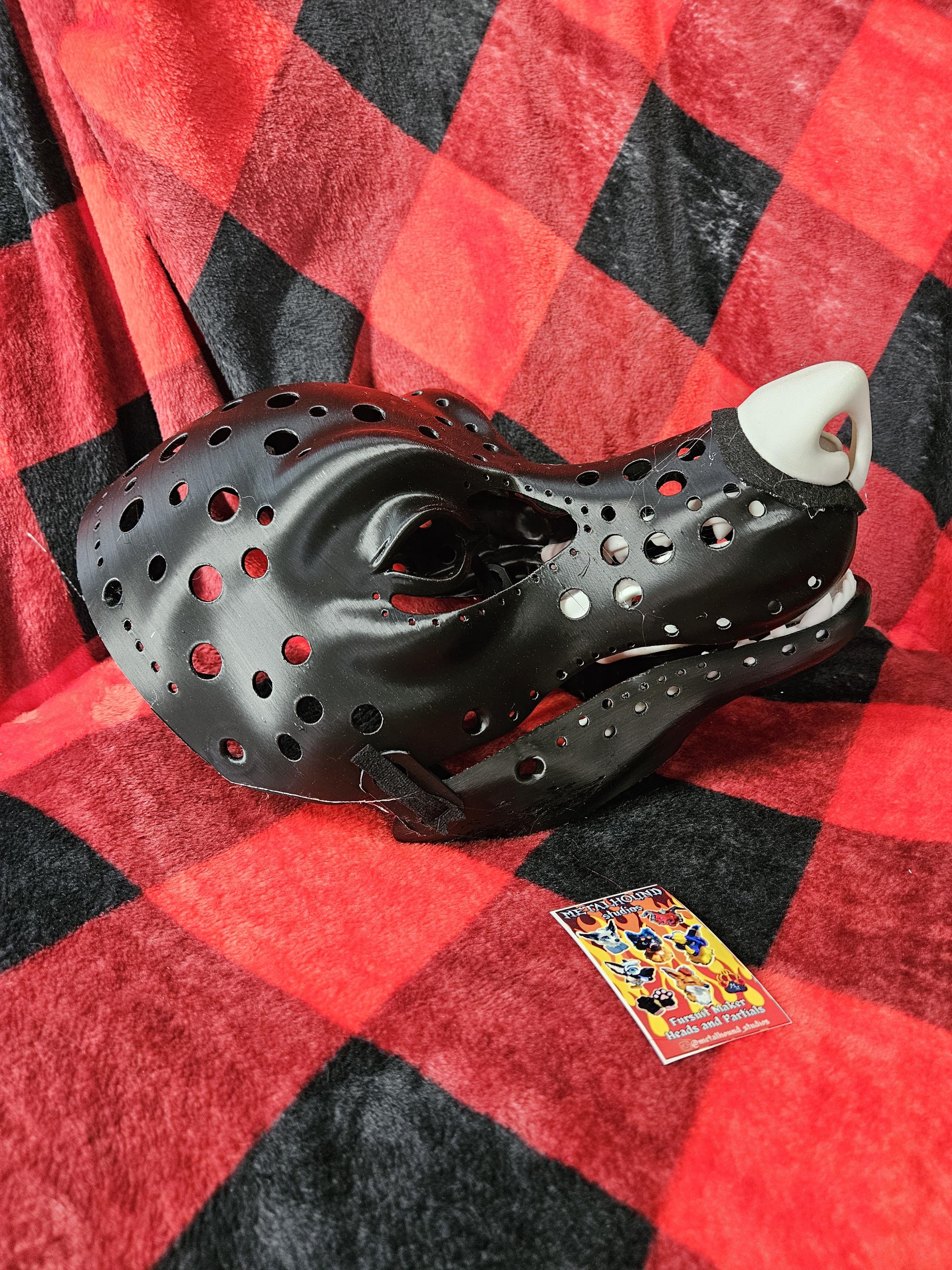 Fursuit Head Base 3D Printed Lycan Werewolf Realistic Canine Dog With ...