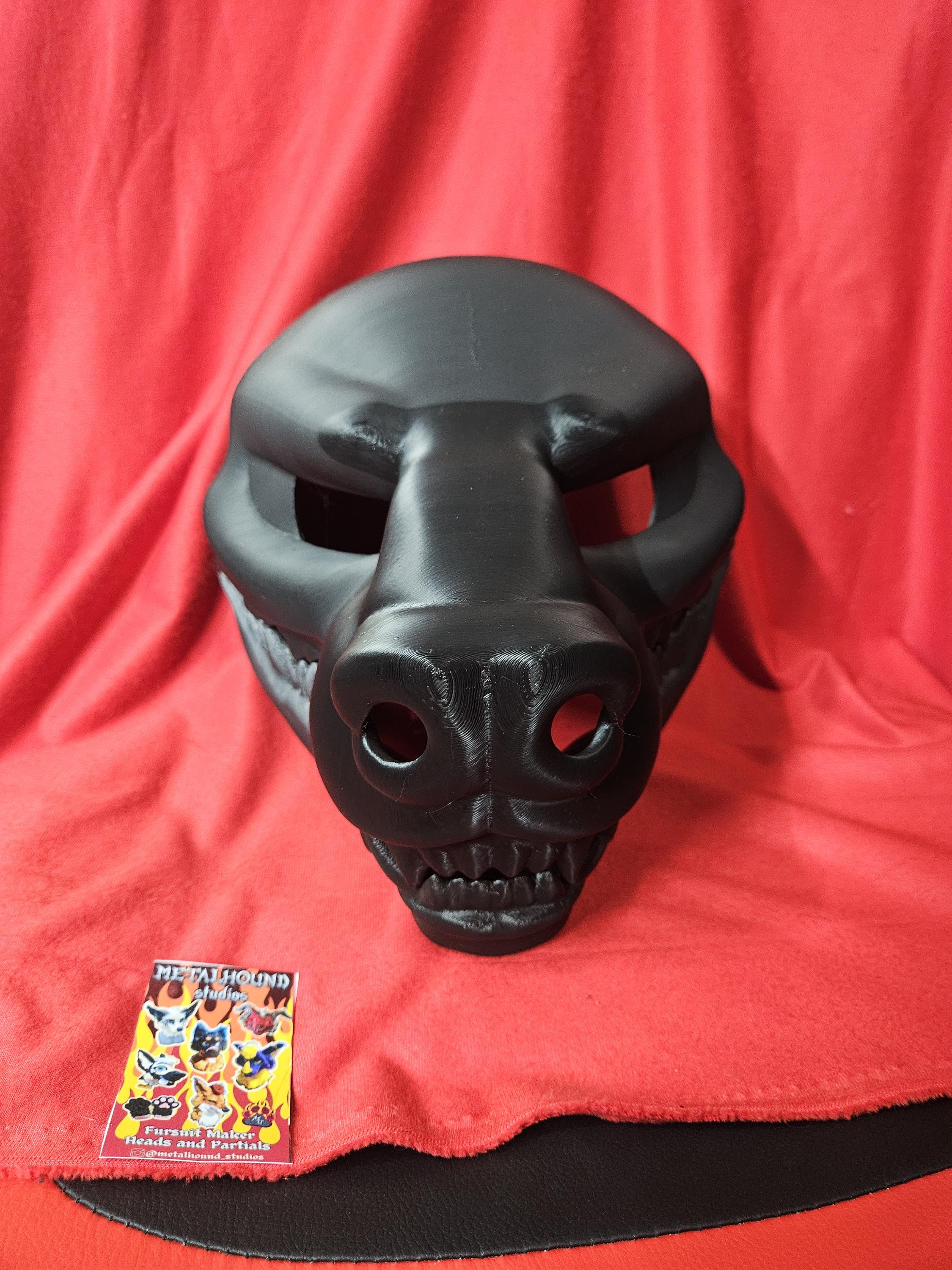 Snarling Canine Hyena Fursuit Head Base Monster Werewolf Demon ...