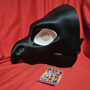 Fursuit Head Base 3D Printed With Eye Blanks, Moving Jaw - Avian Bird ...
