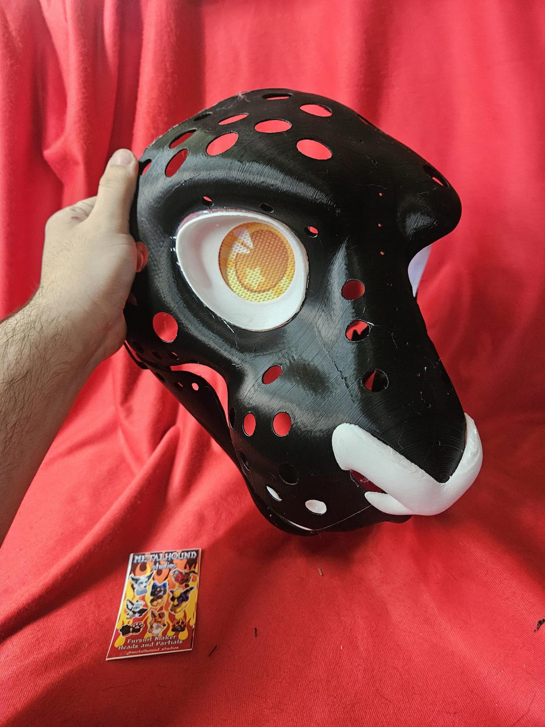 Lion / Lioness Fursuit Head Base 3D Printed With Eye Blanks, Nose ...
