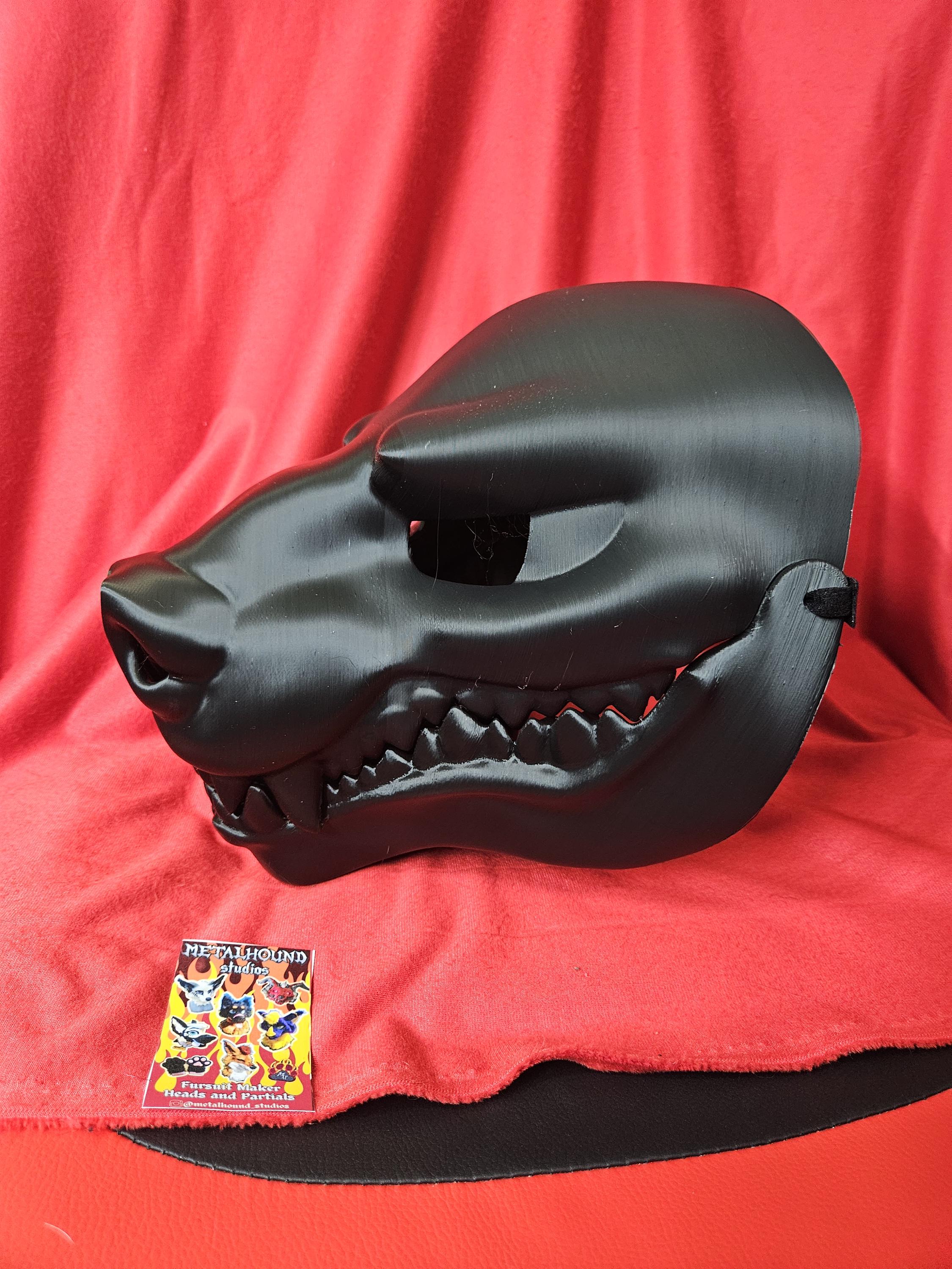 Snarling Canine Hyena Fursuit Head Base Monster Werewolf Demon ...