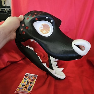 Opossum Fursuit Head Base 3D Printed With Eye Blanks, Nose, Teeth, and ...
