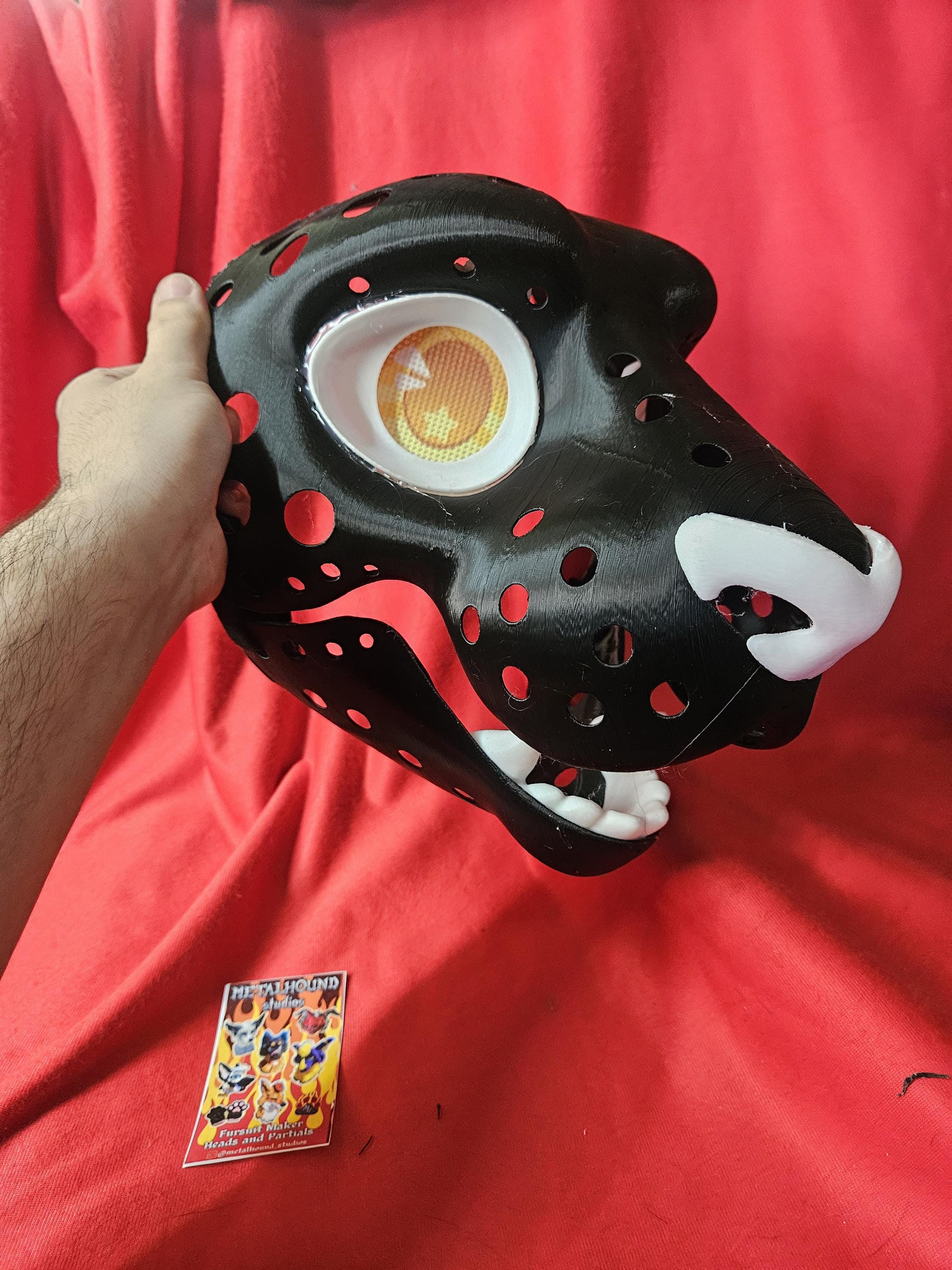 Lion / Lioness Fursuit Head Base 3D Printed With Eye Blanks, Nose ...