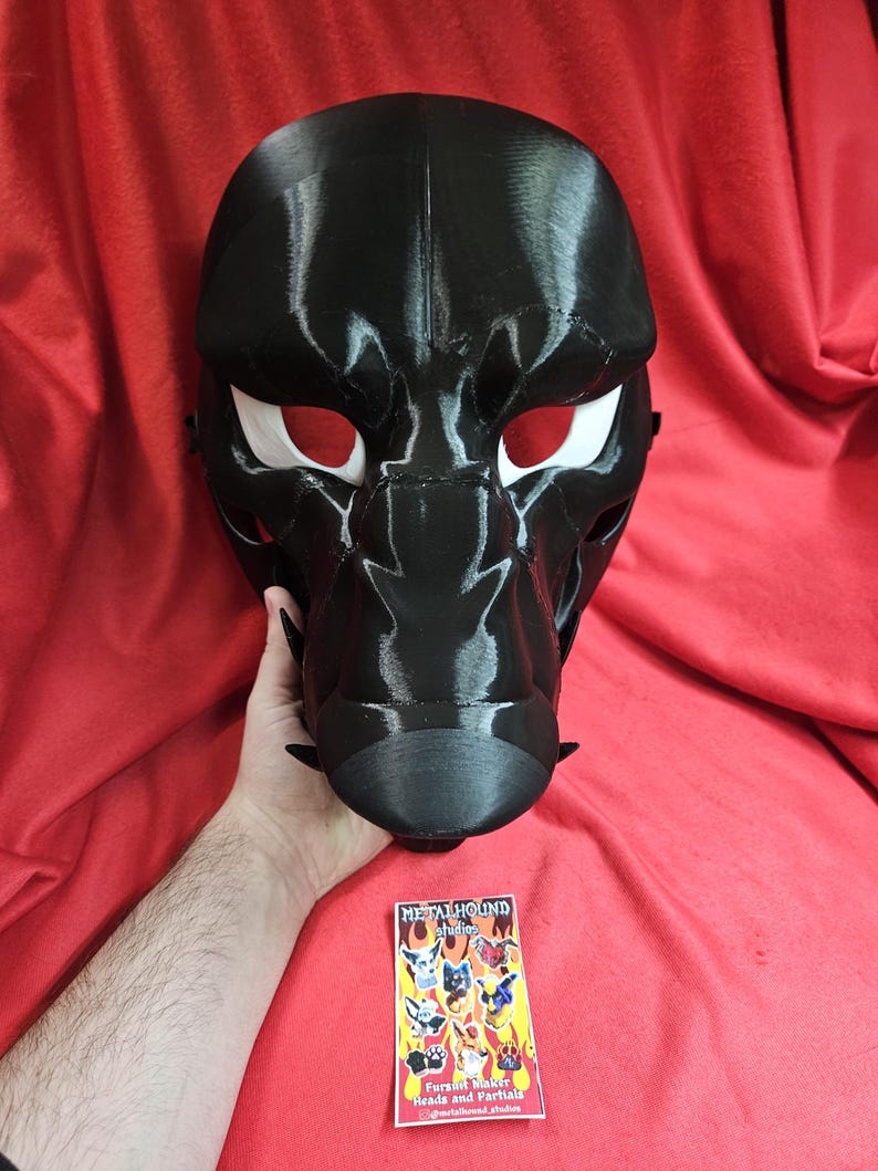 Snarling Canine Fursuit Head Base Monster Werewolf Demon Hellhound ...