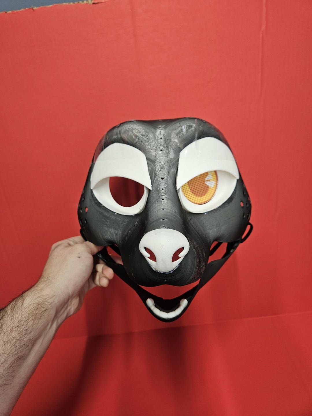 Fennec Fox Fursuit Head Base 3D Printed With Eye Blanks, Nose, Teeth ...