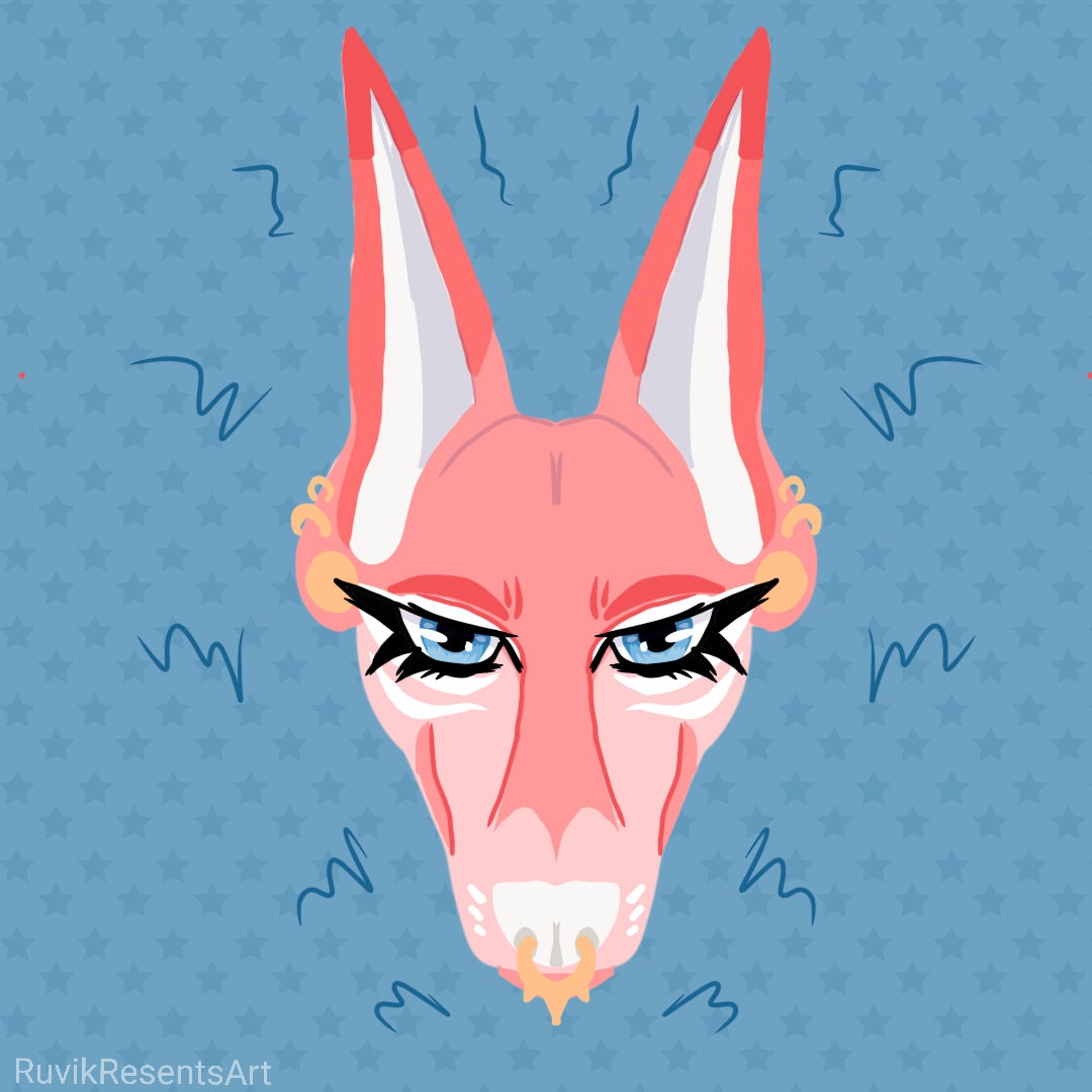 Lineless Cheap Headshot Simple Furry Fursona Art - Etsy