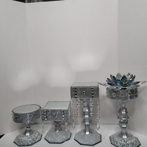 Round Glam Riser or Display Stand Set - Etsy