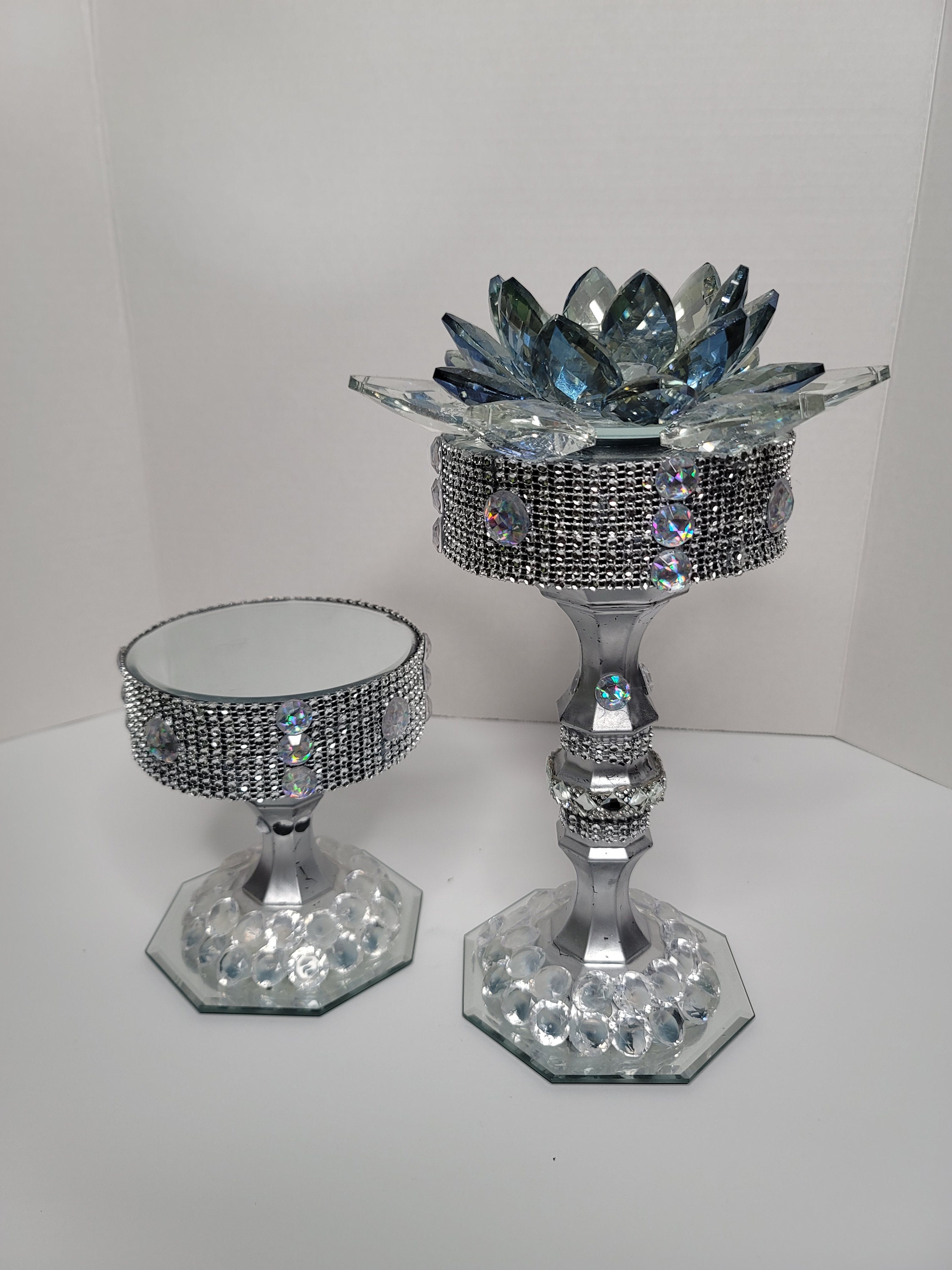 Round Glam Riser or Display Stand Set - Etsy