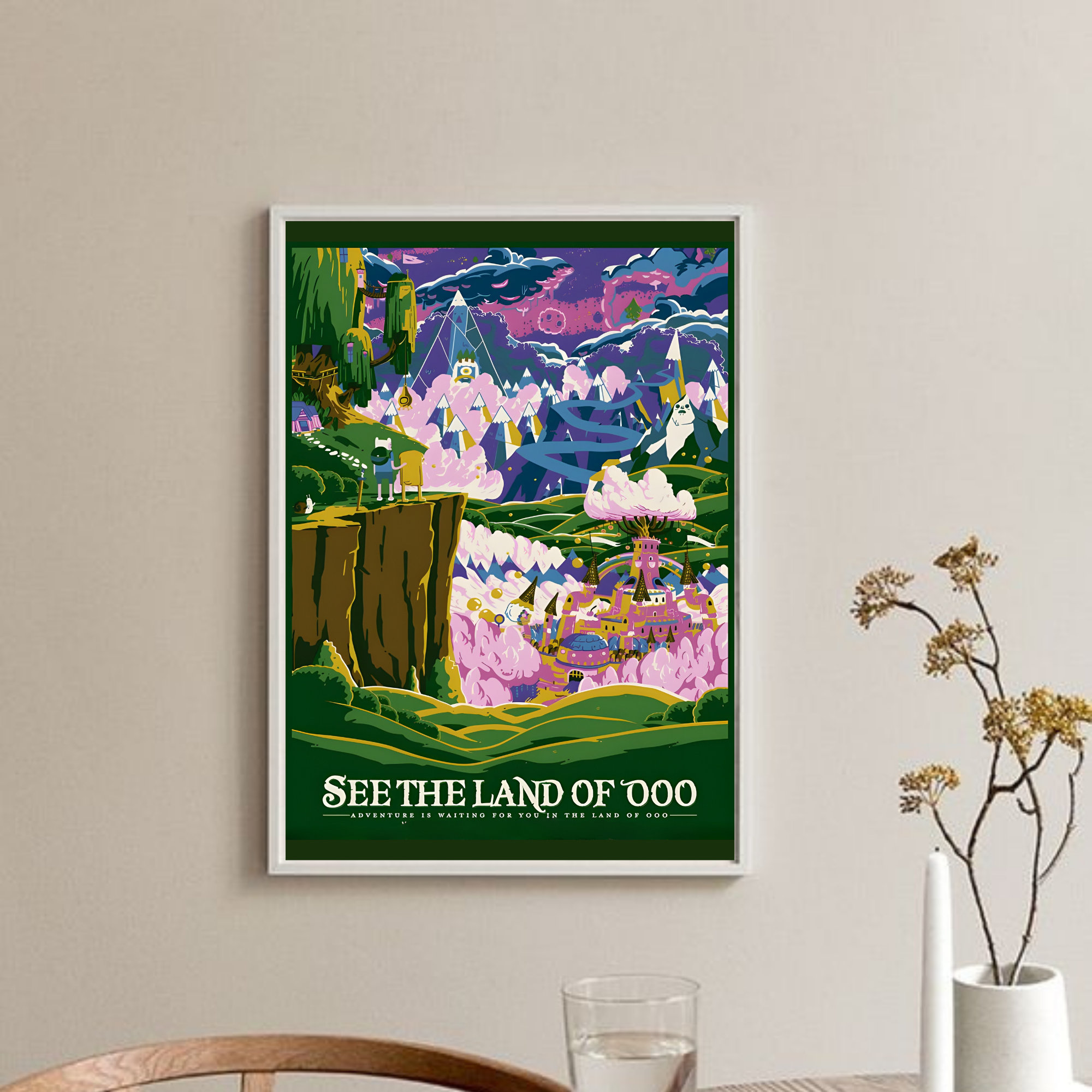 Adventure Time Poster, Finn and Jake Poster, Adventure Time Print ...