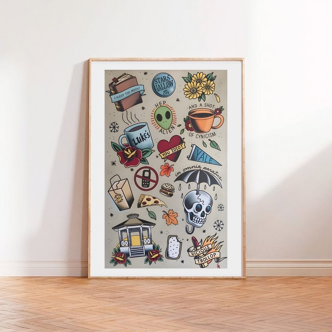 Gilmore Girls Poster, Gilmore Girls Print, Gilmore Girls Art, Gilmore ...