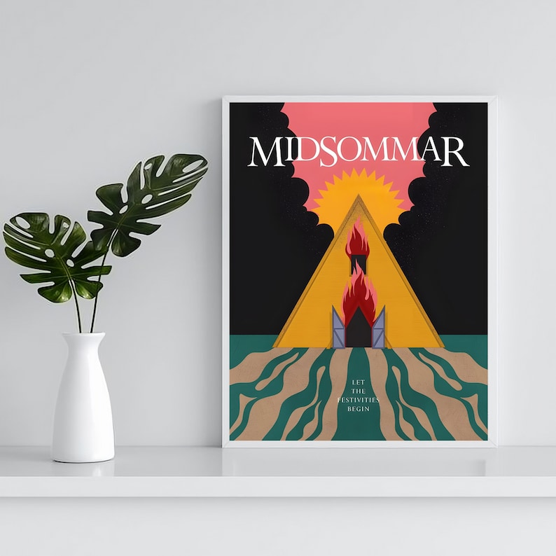 Midsommar Poster, Movie Poster, Midsommar Digital Print, Movie Wall Art ...