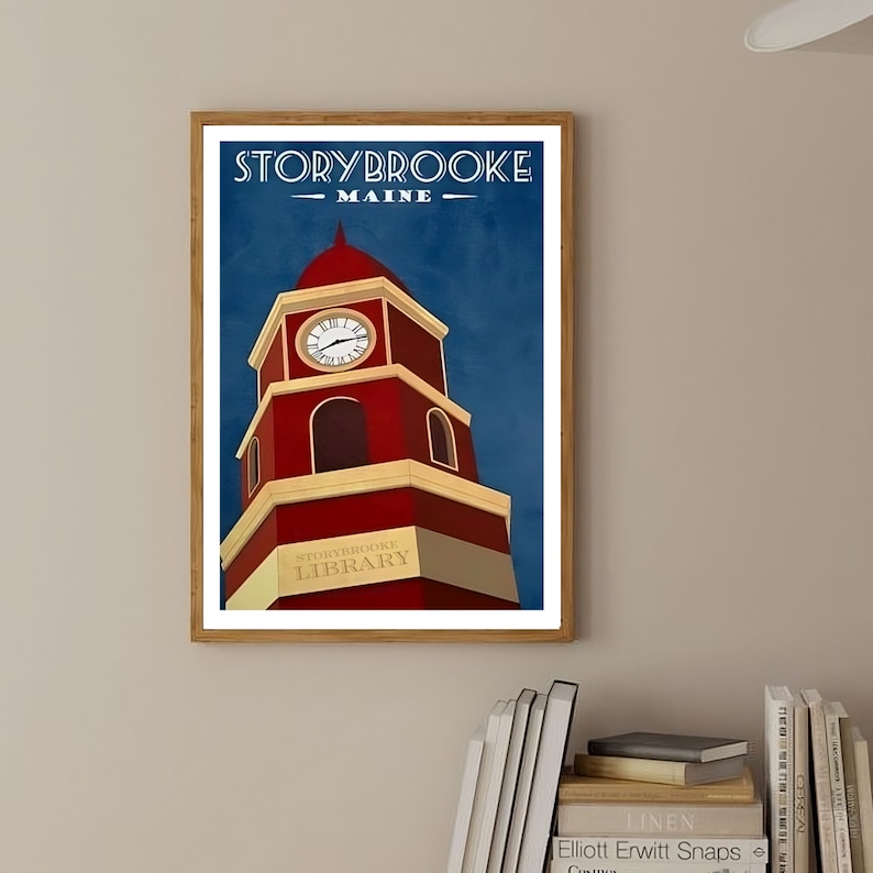 Once Upon A Time Poster, Storybrooke Wall Art, TV Show Poster, Once ...