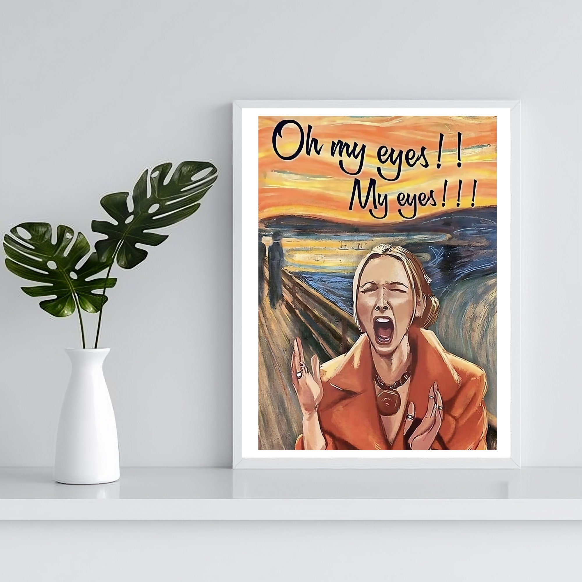 Phoebe Buffay 'scream' Art Print, Friends TV Show Poster - Etsy