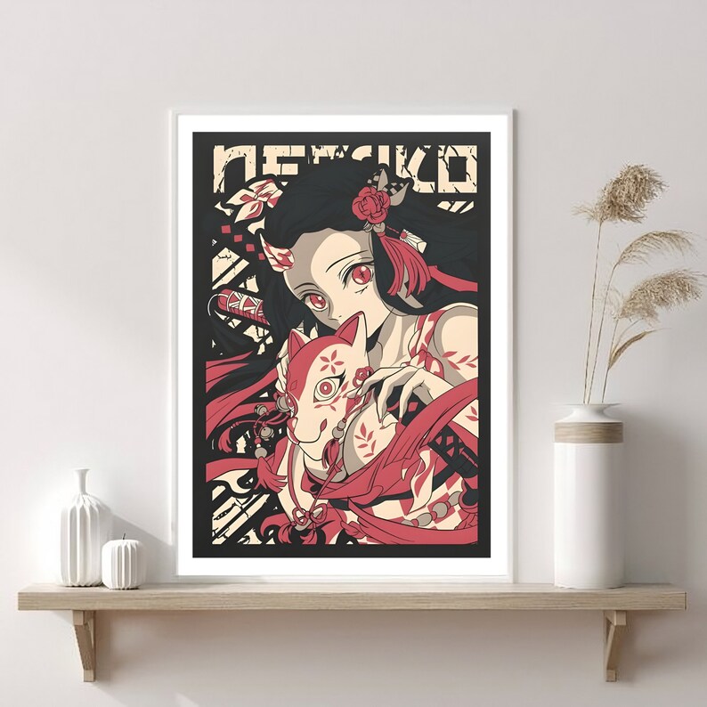 Anime Wall Art, Manga Poster, Demon Anime Poster, Demon Anime Print ...