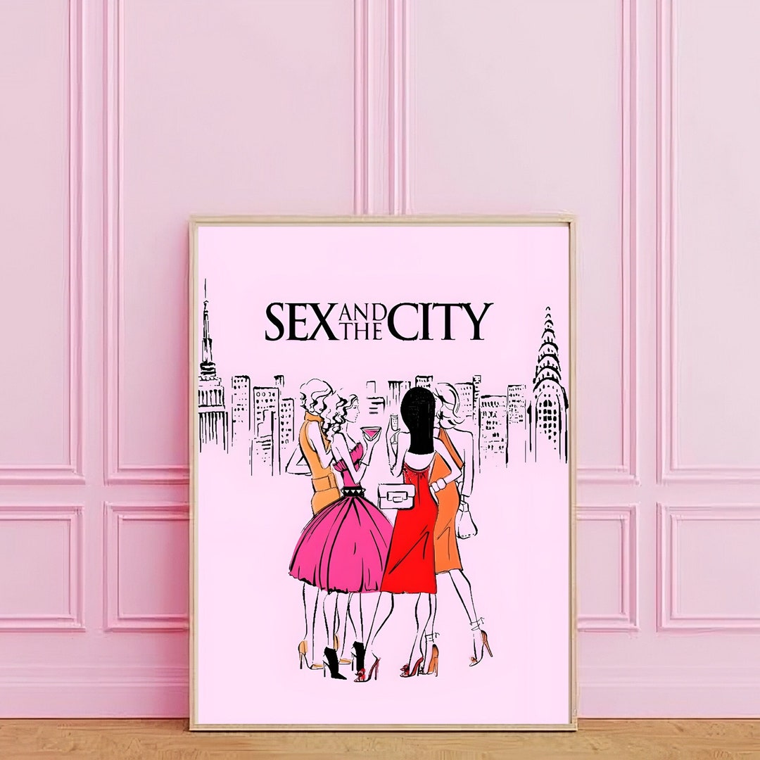 Sex and the City Poster, Sex and the City Wall Art, Movie Poster, Sex ...