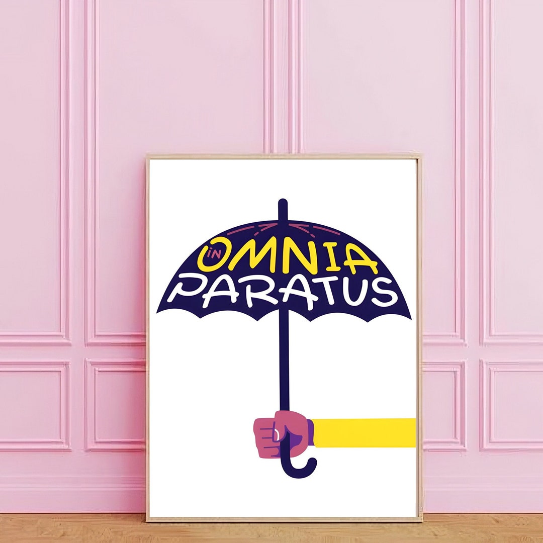 Gilmore Girls Poster, in Omnia Paratus Print, Gilmore Girls Digital Print, Gilmore Girls Wall ...