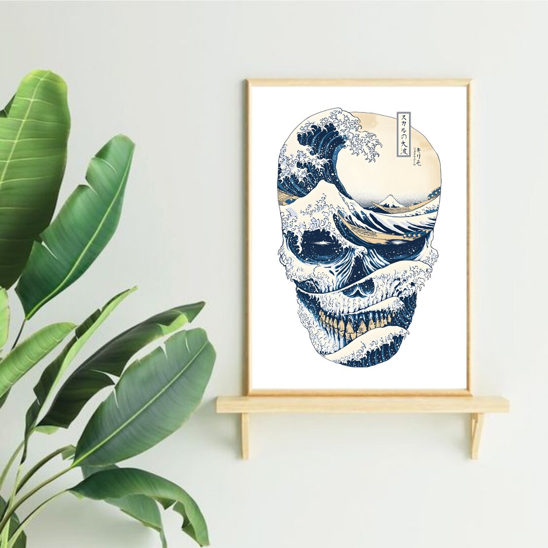 Japanese Wave Wall Art, Japanese Wave Illustrations, Japanese Wave ...