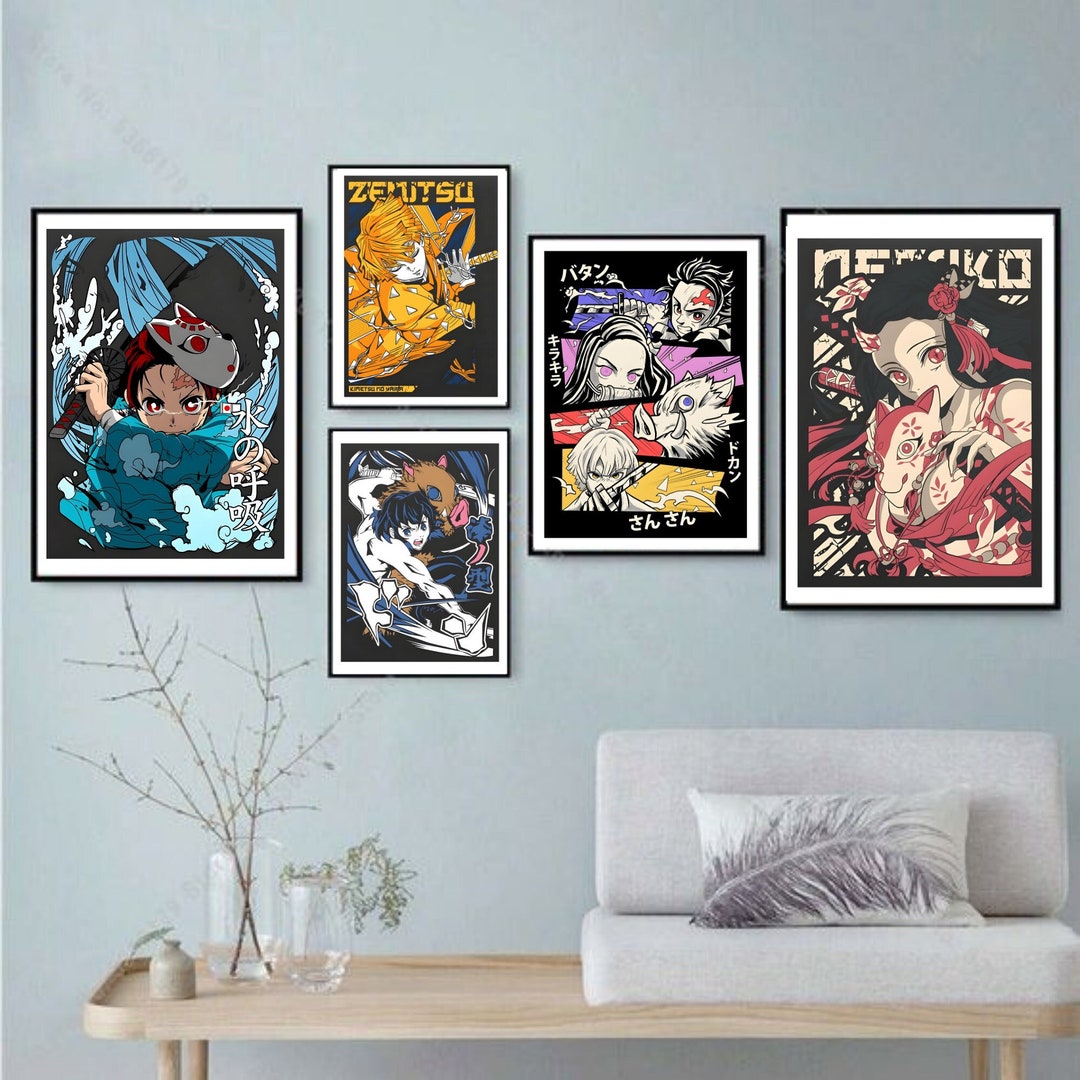 Anime Wall Art, Manga Poster, Demon Anime Poster, Demon Anime Print ...
