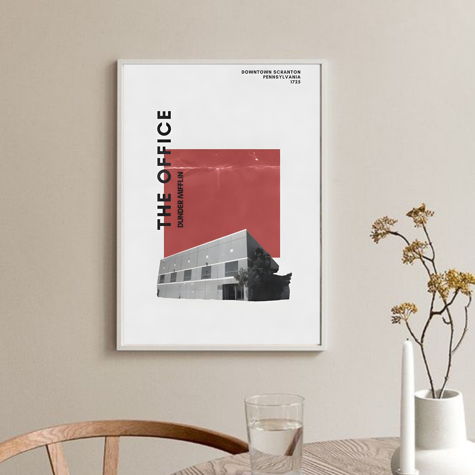 The Office TV Show Poster, Minimalist Wall Art - Etsy