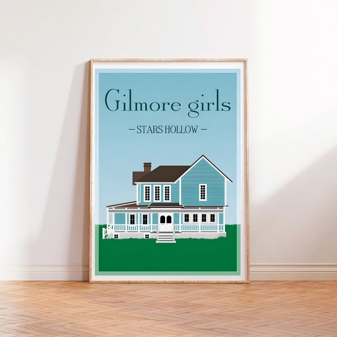 Gilmore Girls Wall Art, Gilmore Girls Poster, Gilmore Girls Dorm Decor ...
