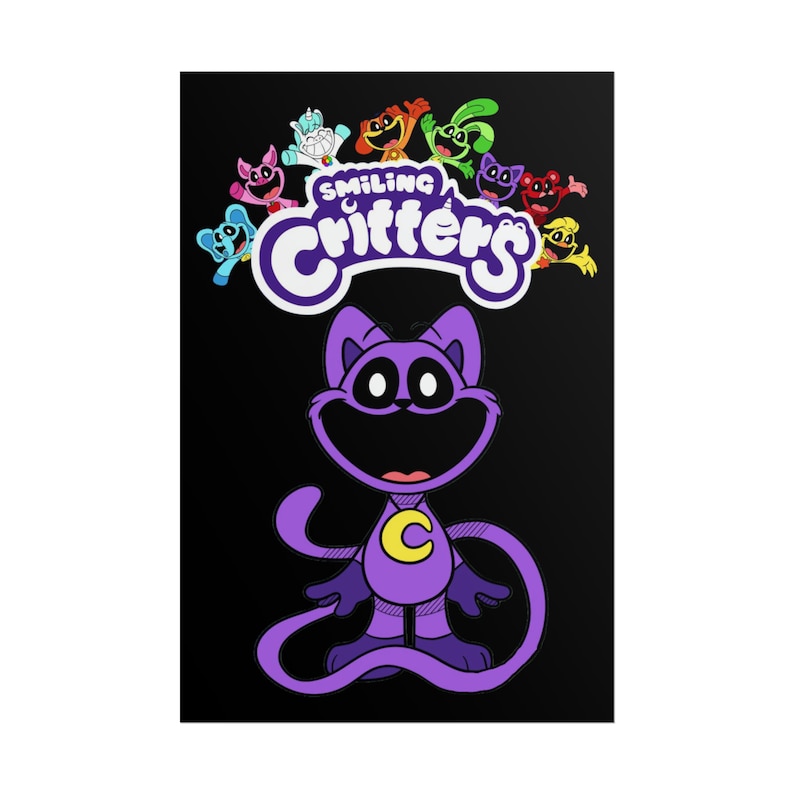 Smiling Critters Cat Nap Poppy Playtime Poster/wall Art/artwork - Etsy ...