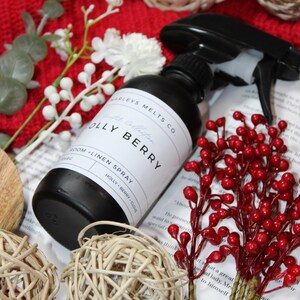 Holly Berry Room Spray Linen Spray Home Fragrance Air Freshener Car Freshener Room and Linen ...