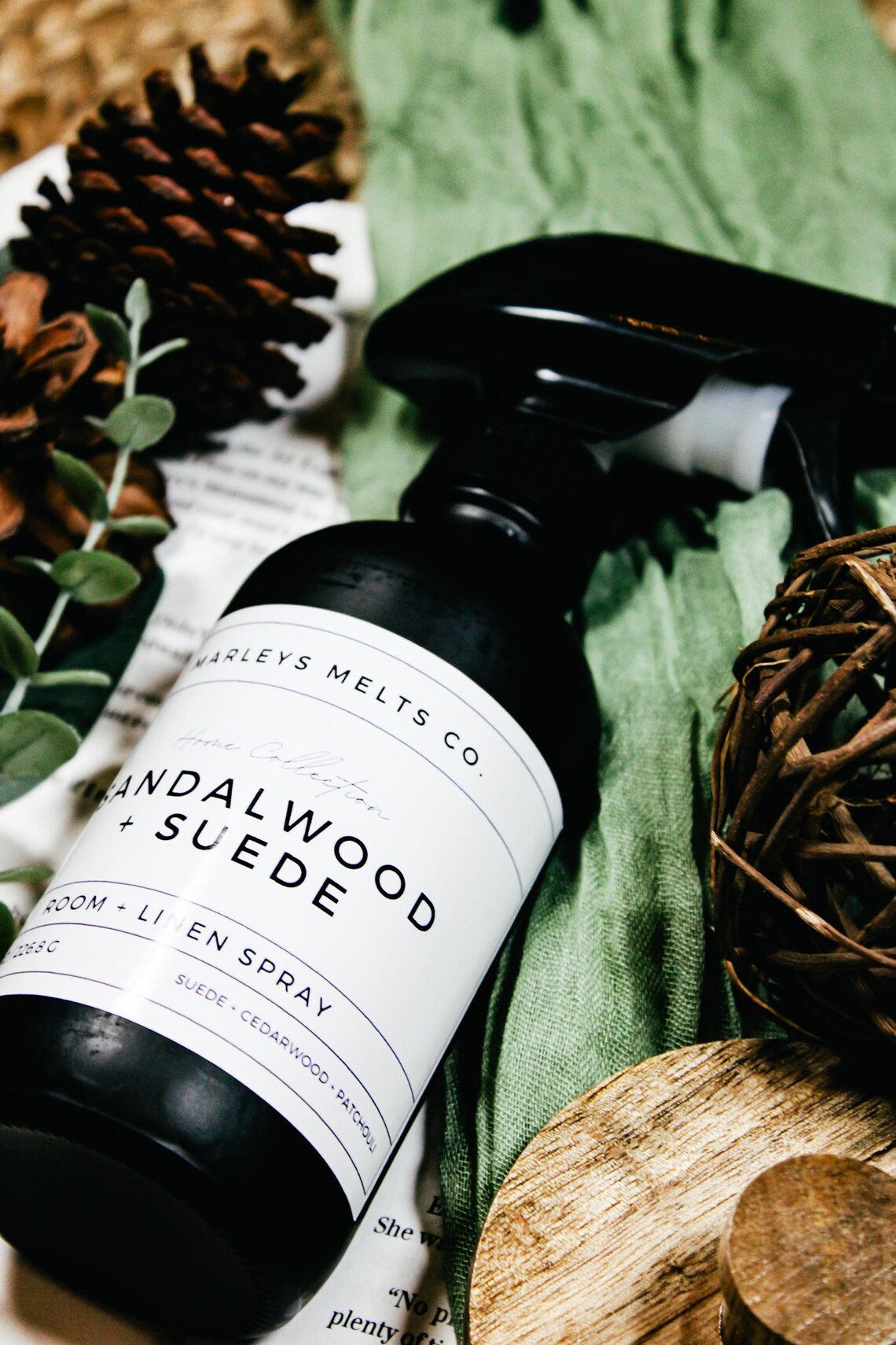 Sandalwood & Suede - Room Spray Linen Spray Home Fragrance Air ...