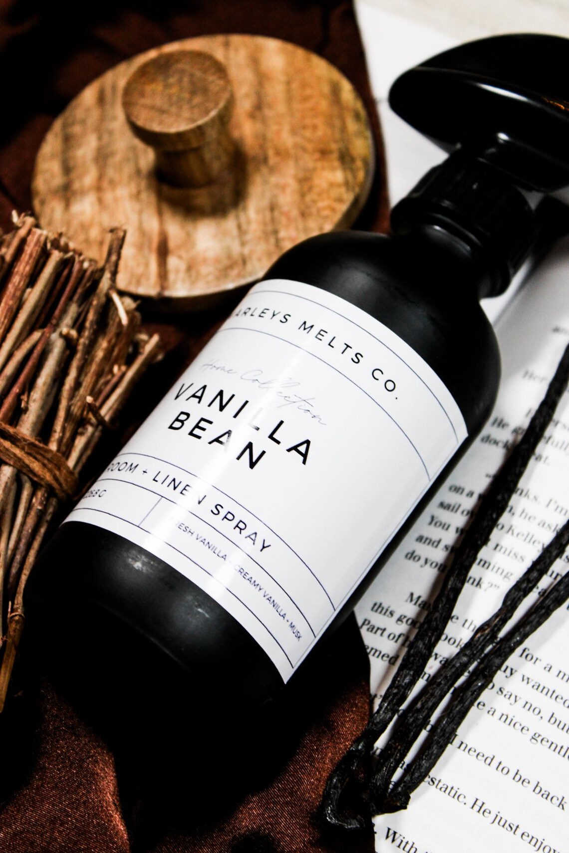 Vanilla Bean - Room Spray Linen Spray Home Fragrance Air Freshener Car ...