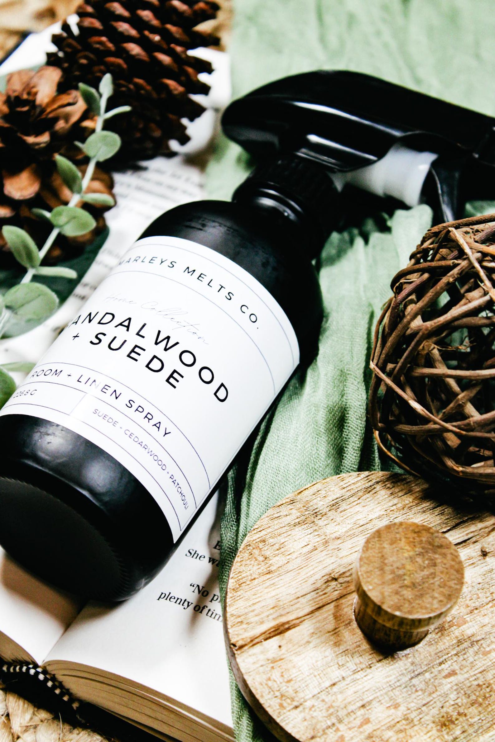Sandalwood & Suede - Room Spray Linen Spray Home Fragrance Air ...