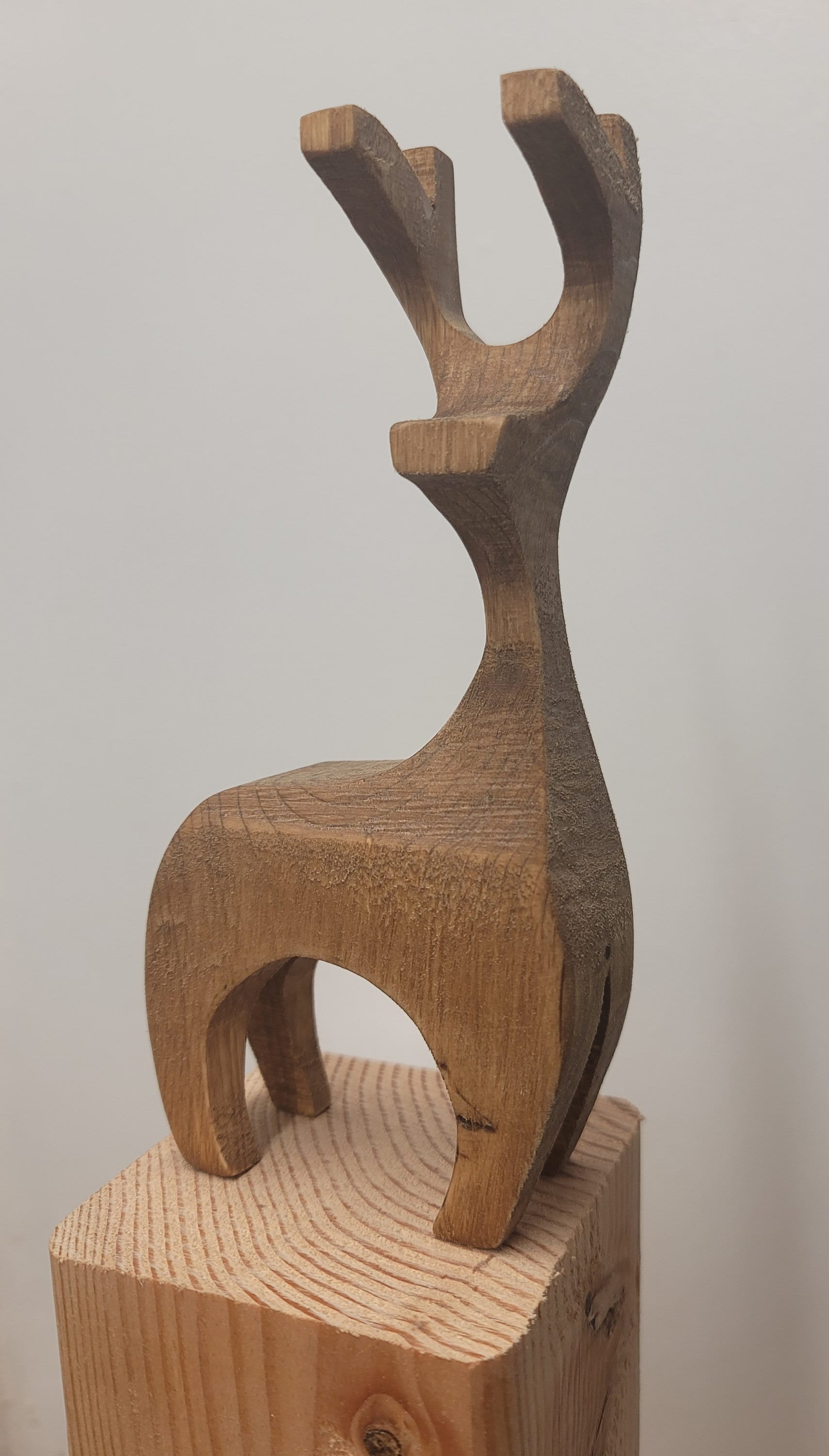 Hand Made Wooden Reindeer - Etsy