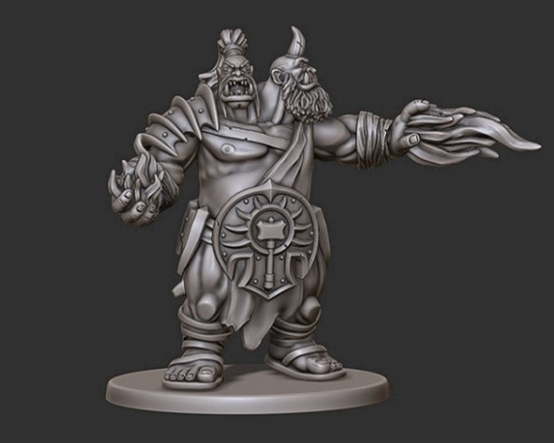 Two-headed Ogre Mage Spying Eye - Etsy