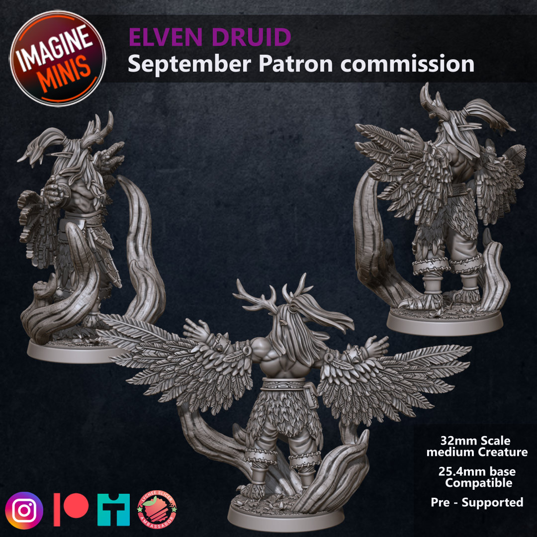 Malfurion Stormrage Night Elf Druid Casting Entangling Roots - Etsy